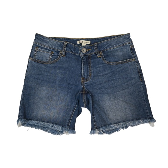 CAbi | Shorts | Cabi Womens 2 Style 22 Frayed Hem Tomboy Jean Shorts ...